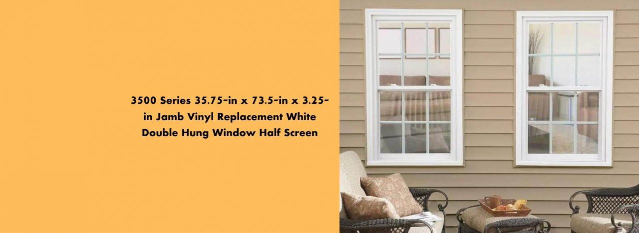 Vinyl Replacement White Double Hung Window – Elegantview windows